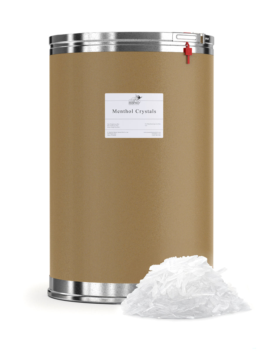 Menthol Crystals Natural - Bulk & Private Label | HBNO®