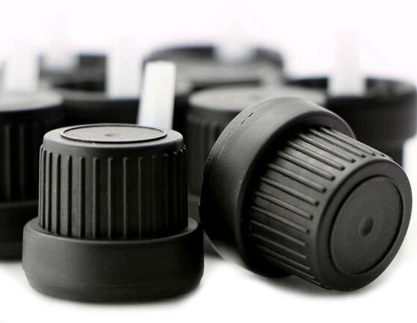 Euro Dropper Cap 18mm Tamper Evident with Inverted Dropper
